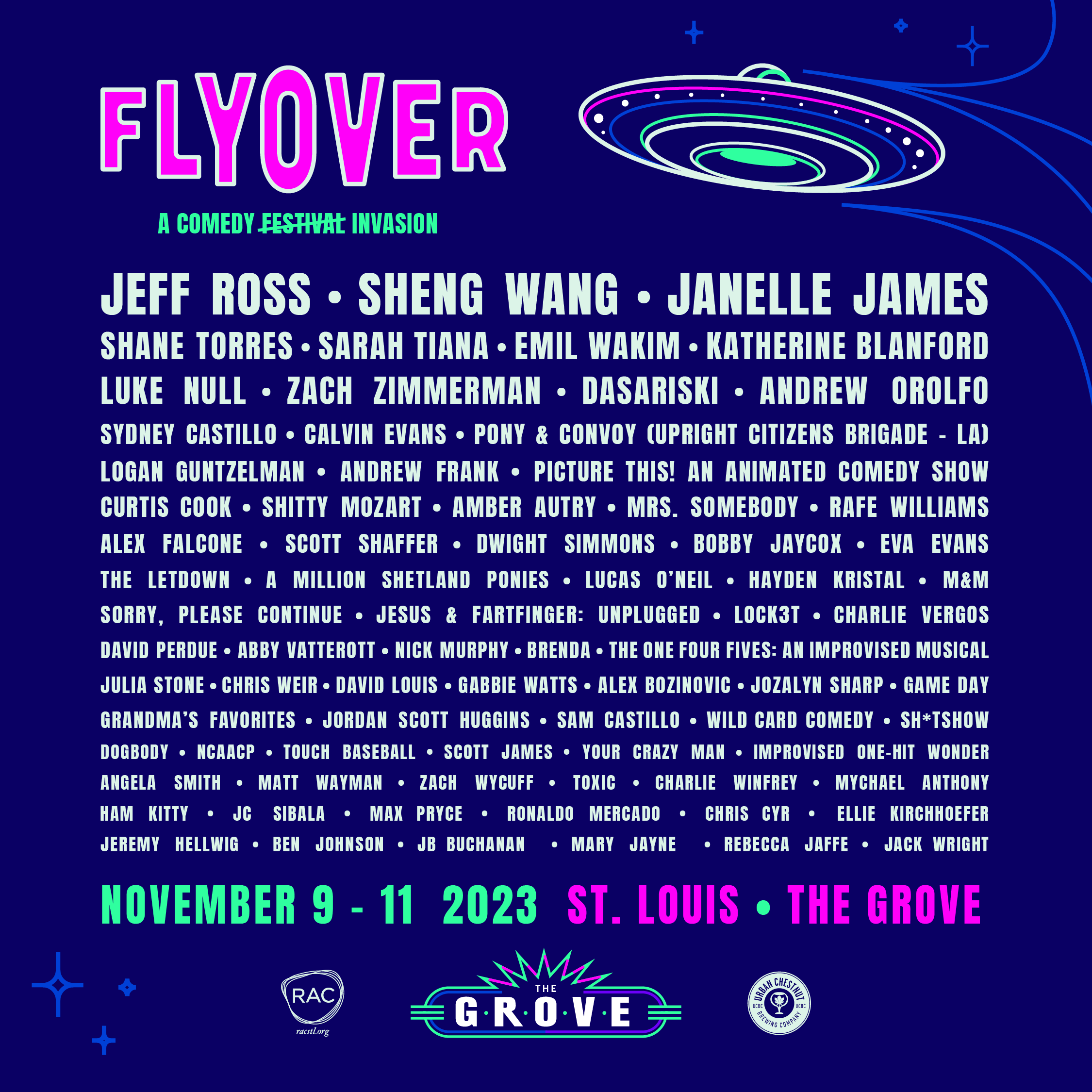 Flyover Comedy Festival Announces Incredible Lineup for 2023 - STL Arts